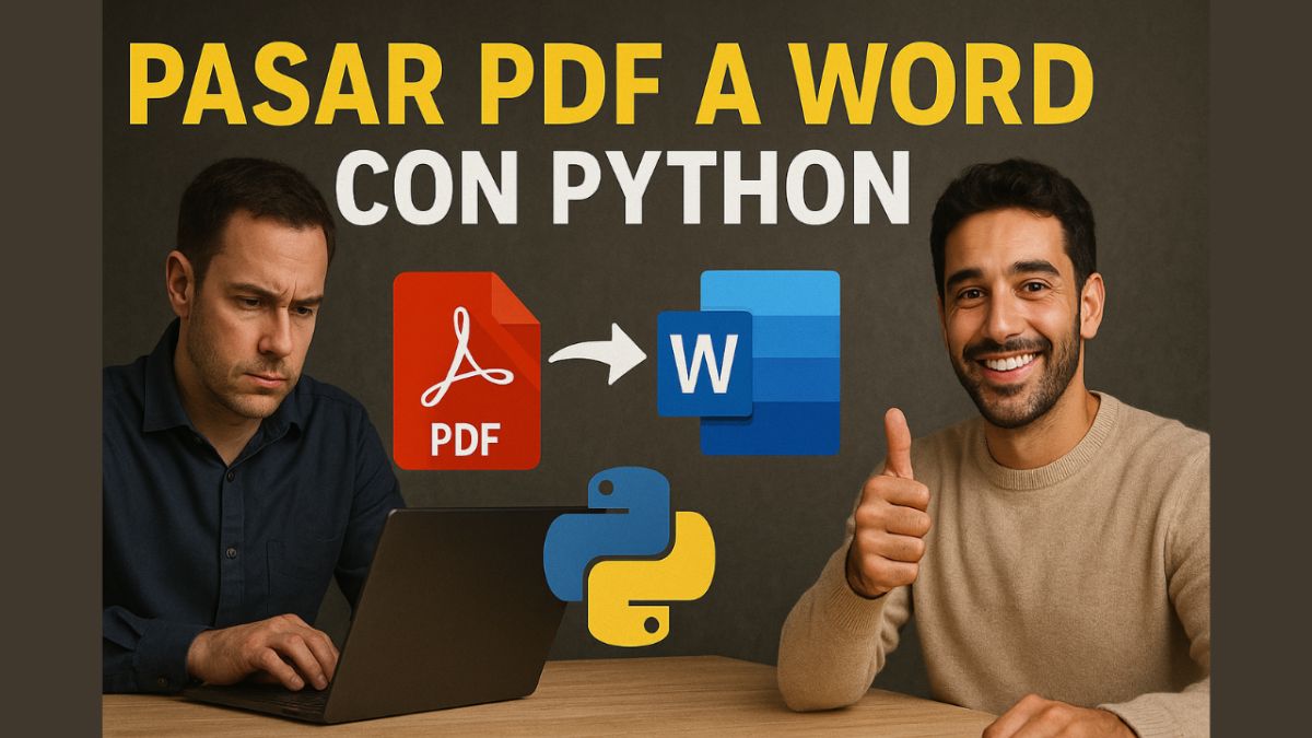 🔥 ¡Convertir PDF a Word con Python ahora es más fácil que nunca! La ...
